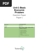 IGCSE Economics: Key Diagrams | PDF | Taxes | Supply And Demand