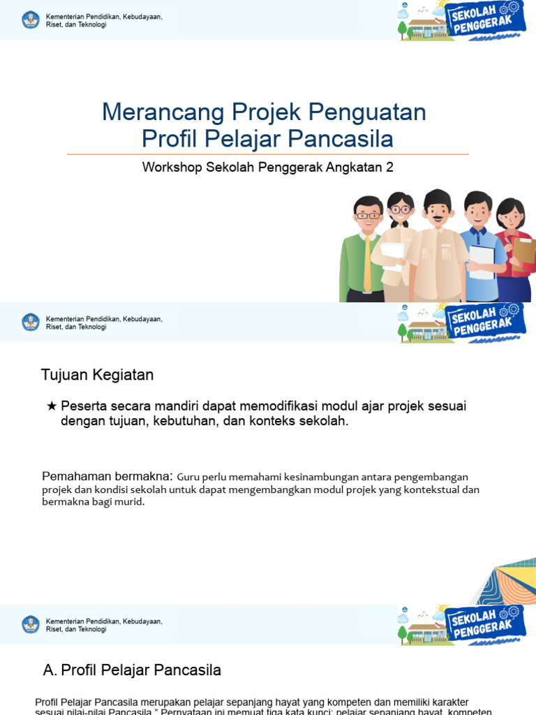 Projek Pelajar Pancasila - Bahan Tayang-Ermalina | PDF | Karier & Perkembangan