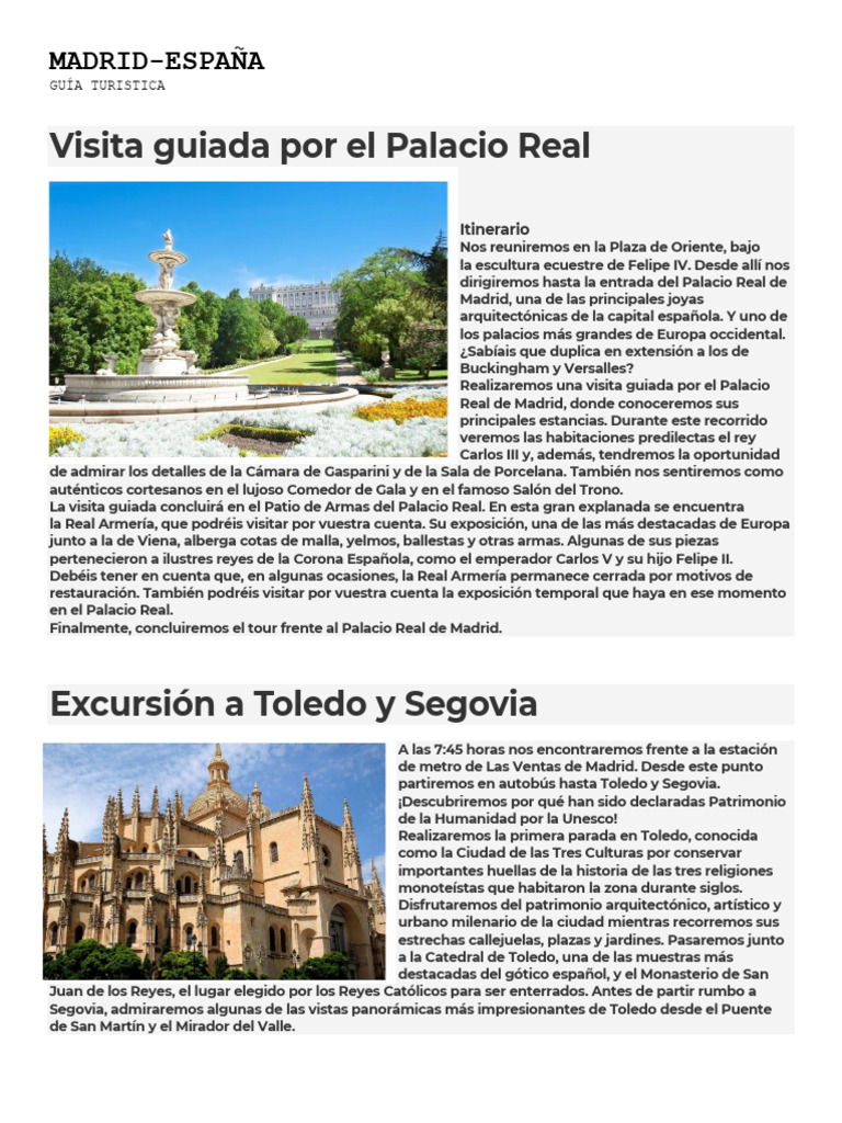 Guia Turistica Madrid | PDF | Madrid | España