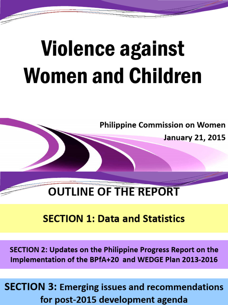 VAW Situationer | PDF | Violence | Rape