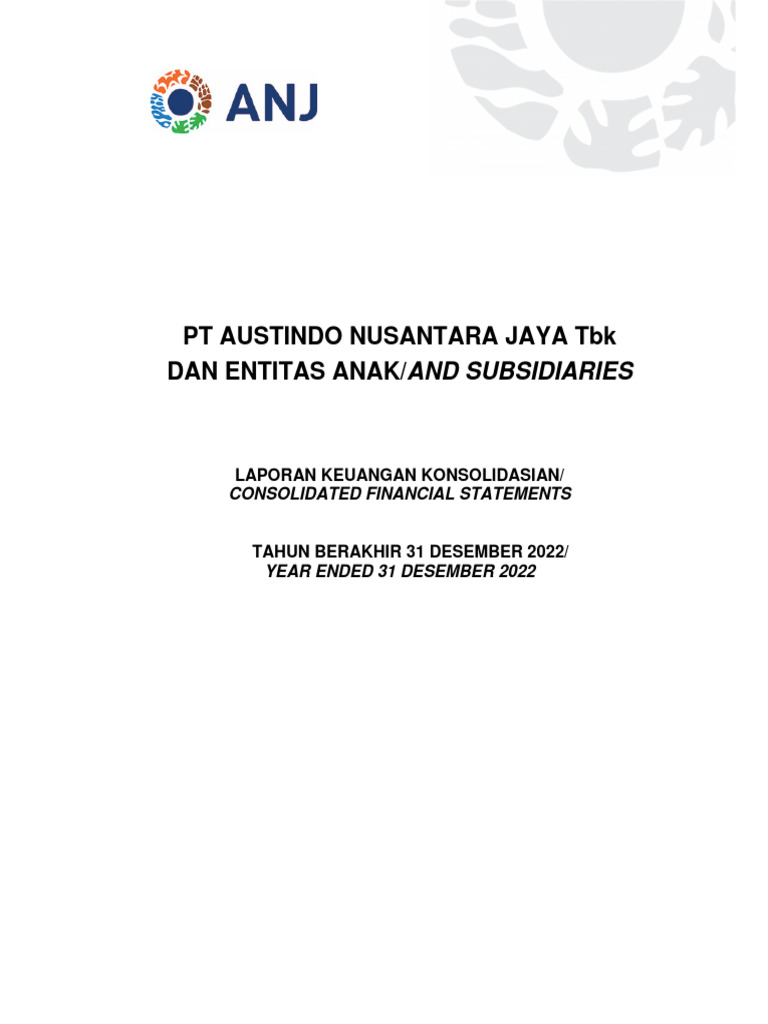 Consolidated Financial Statements 2022 | PDF | Dividend | Equity (Finance)