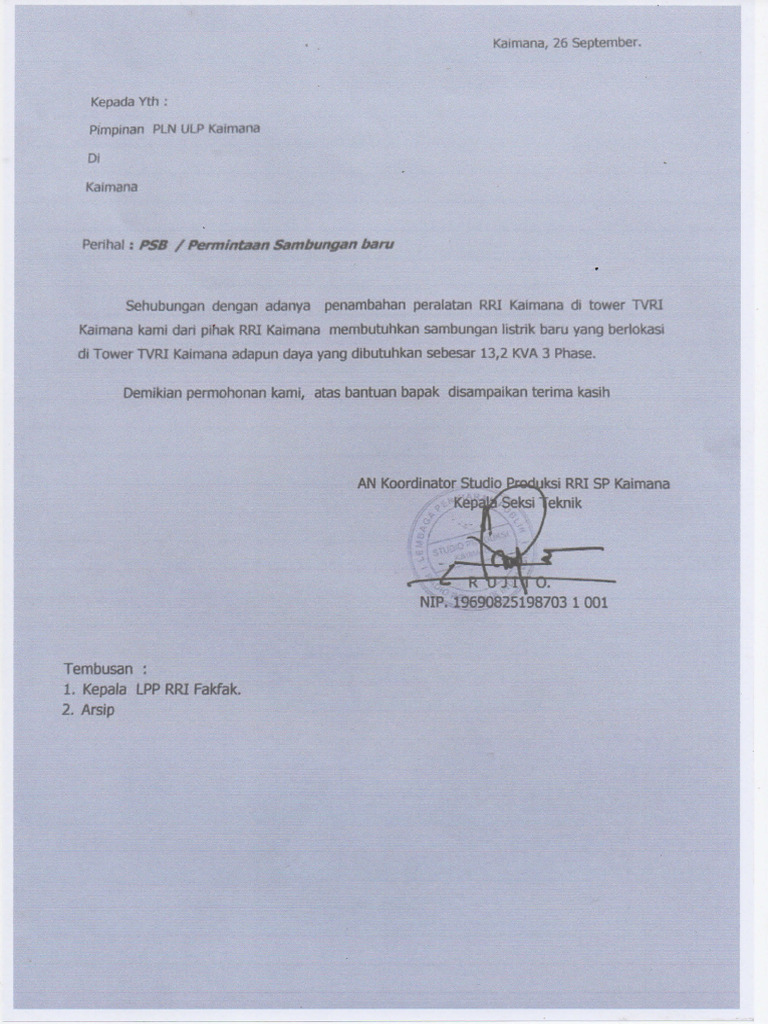 PSB Rri Kaimana | PDF