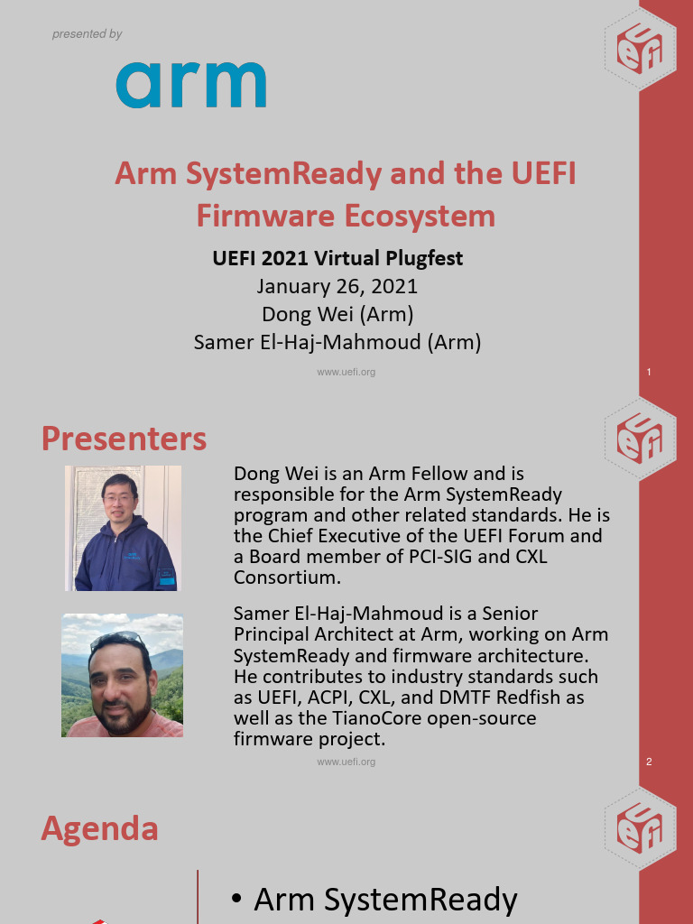 Arm SystemReady and The UEFI Firmware Ecosystem | PDF | Computer ...