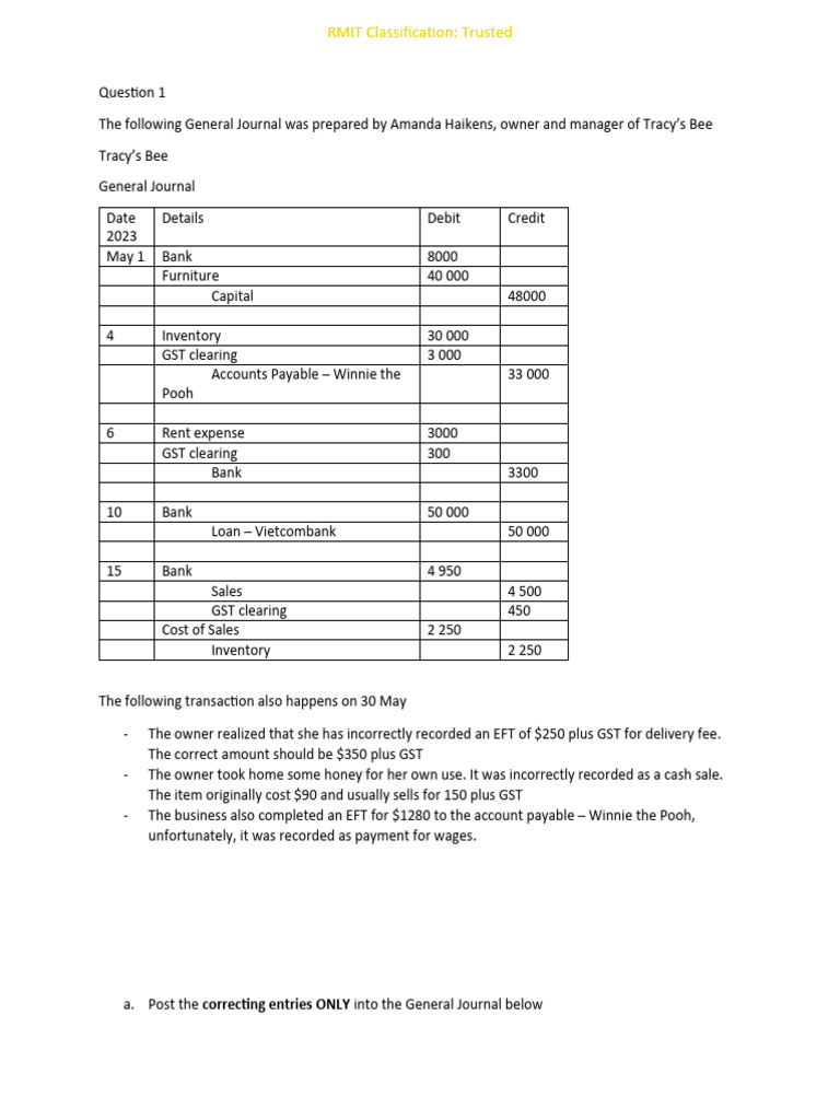 Quick Quiz 3 | PDF | Debits And Credits | Accounting Quick Quiz 3 | PDF | Debits And Credits | Accounting