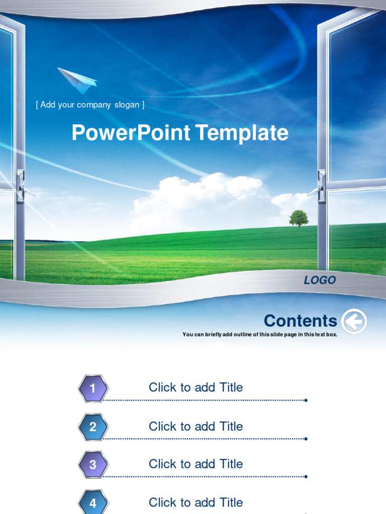 PowerPoint Template | PDF | Microsoft Power Point | Application Software