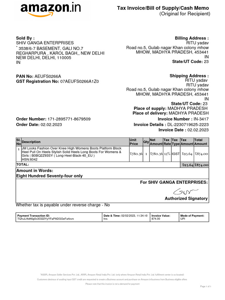Invoice | PDF | Invoice | Trade