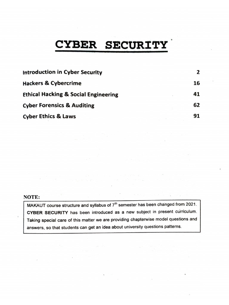 Cyber Security | PDF