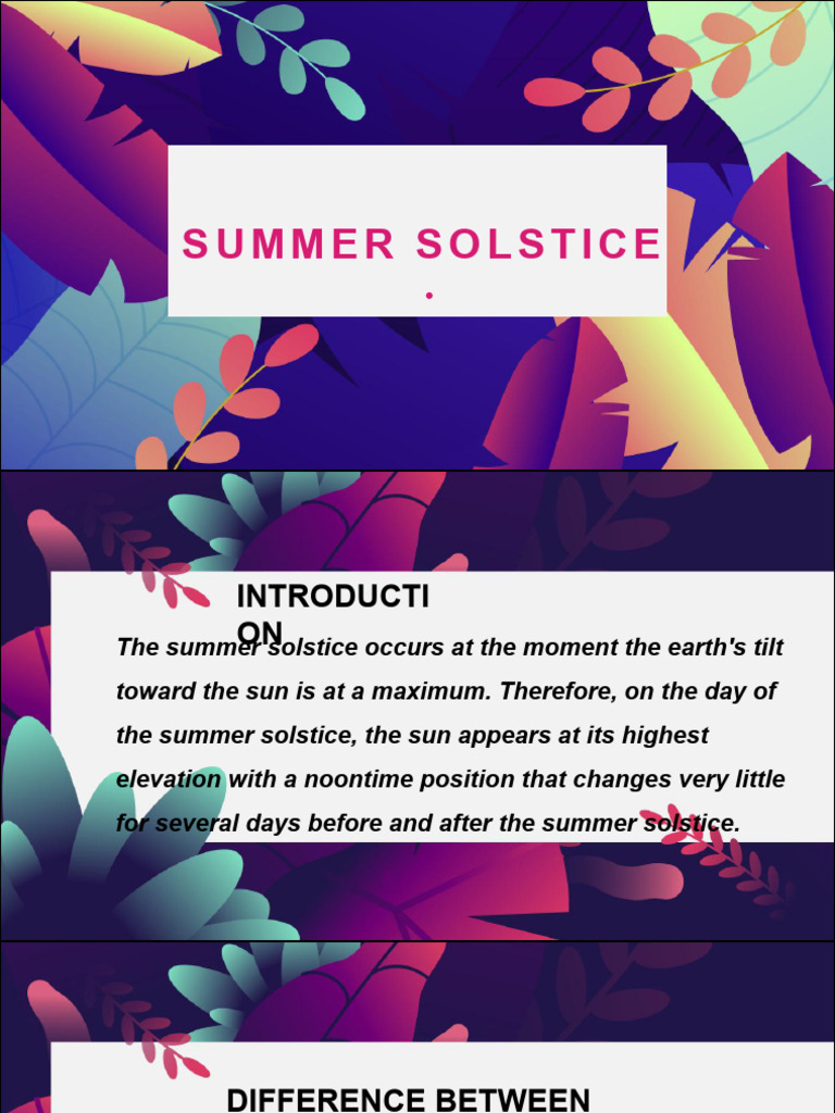 Summer Solstice | PDF