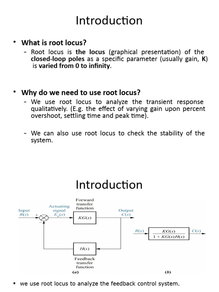 Root Locus PPT | PDF | Mathematical Analysis | Mathematics