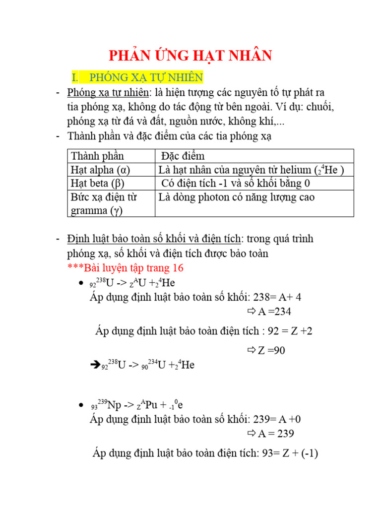 PH N NG H T Nhân (Hóa) | PDF