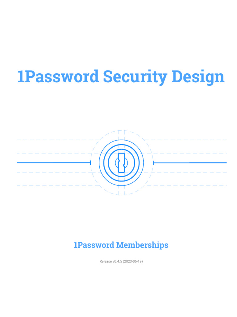 1Password Security Features Guide | PDF | Key (Cryptography) | Password