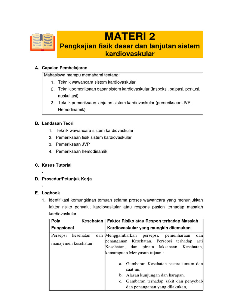 Tugas Cardio Materi 2 Yuwinda Lestari Dosen Pak Cipto | PDF