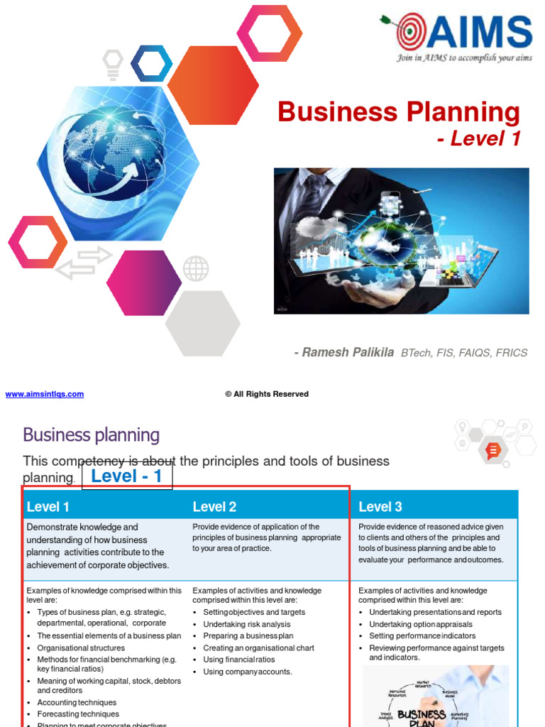 14th Presentation - Business Planning - R2 2020 | PDF | Stocks | Debtor