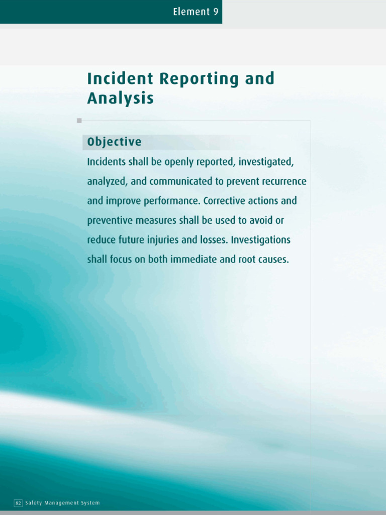 09 - Incident Reporting and Analysis | PDF | Business