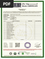 Template Halal Declaration | PDF