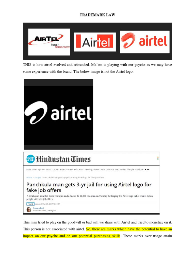 Trademark | PDF | Trademark | Odor