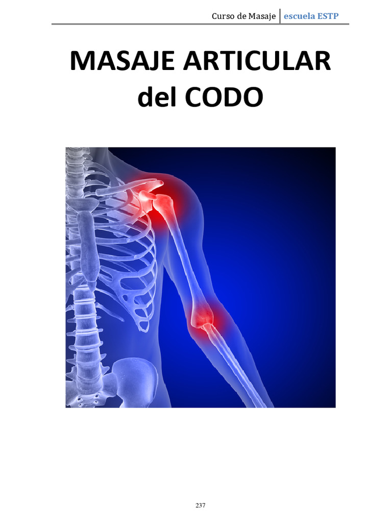 20-MASAJE ARTICULAR de CODO | Descargar gratis PDF | Codo | Mano
