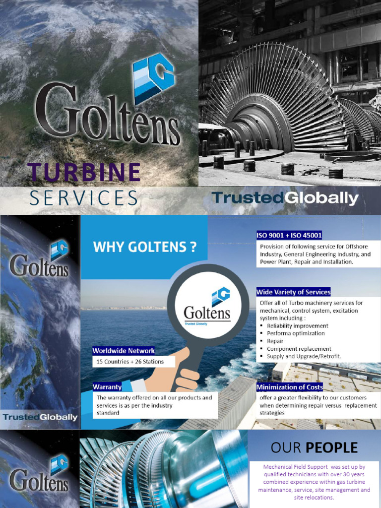 Goltens - Turbine & Rotating Equipment | PDF | Gas Turbine | Power Station