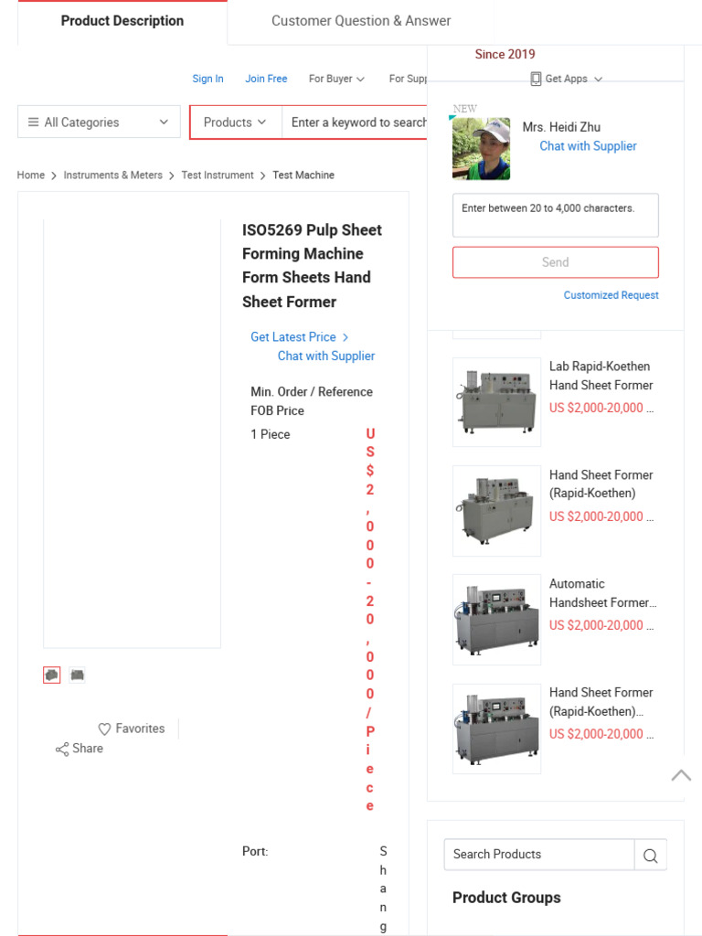 Lab Hand Sheet Former for Pulp Testing | PDF | Paper | Pump