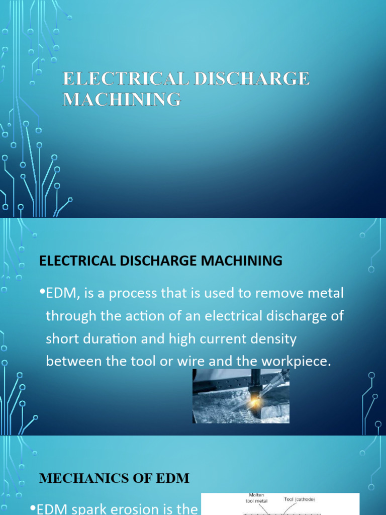 Edm Report | PDF | Machining | Applied And Interdisciplinary Physics