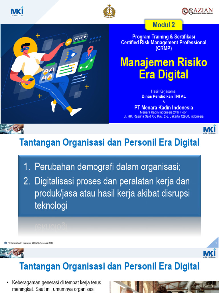 Tantangan Manajemen Risiko Era Digital | PDF | Komputer