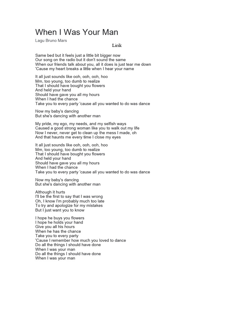 Lirik Lagu Pop Inggris Terbaru | PDF | Poetry