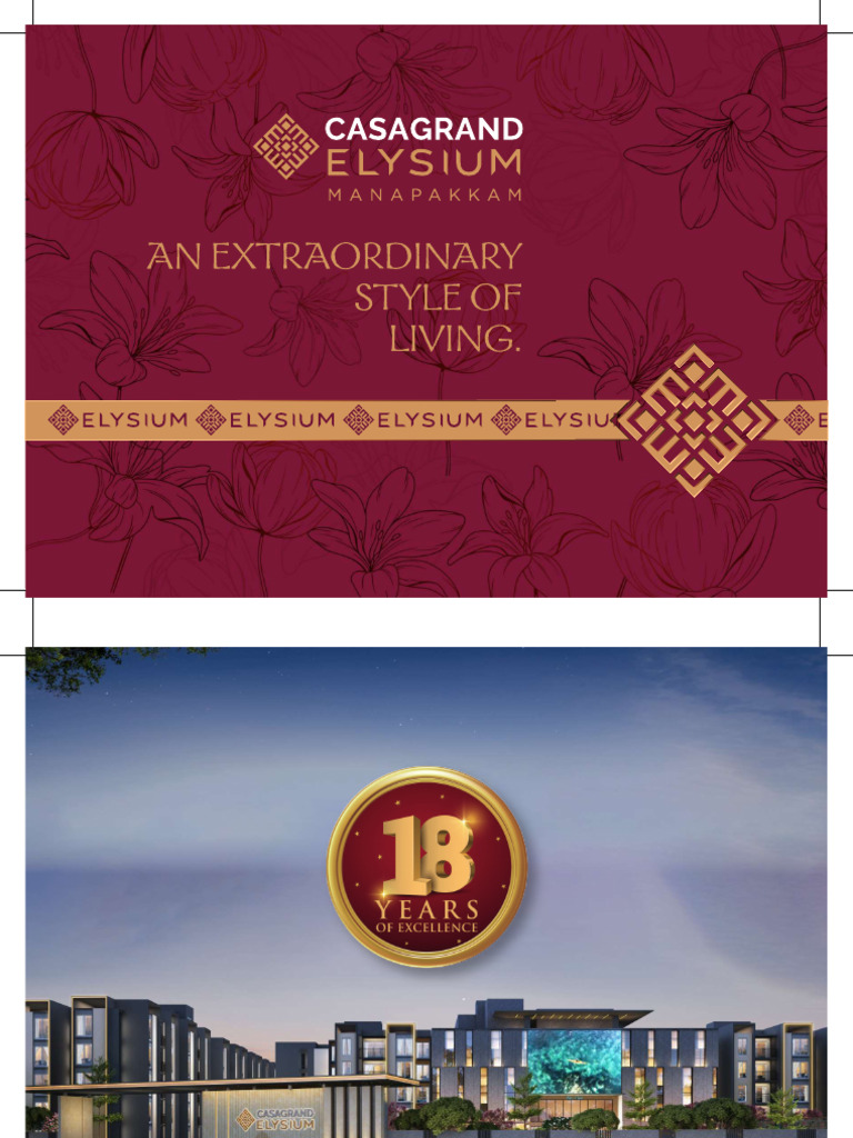 Casagrand Elysium Brochure 1 | PDF