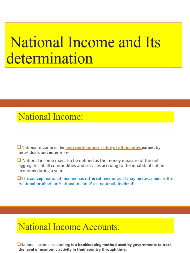 Module 2 - National Income and Its Determination | PDF | Gross Domestic ...