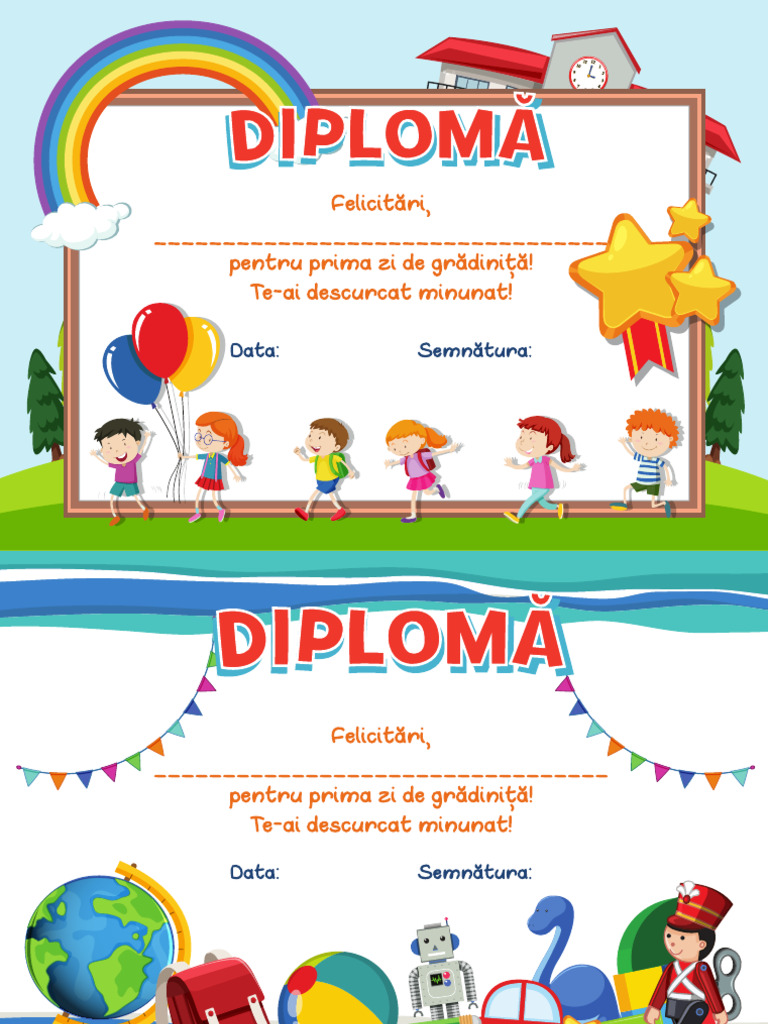 Diplome Pentru Cei Mai Mici 2 | PDF