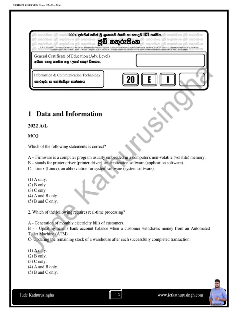English | PDF | Computer Data Storage | Random Access Memory