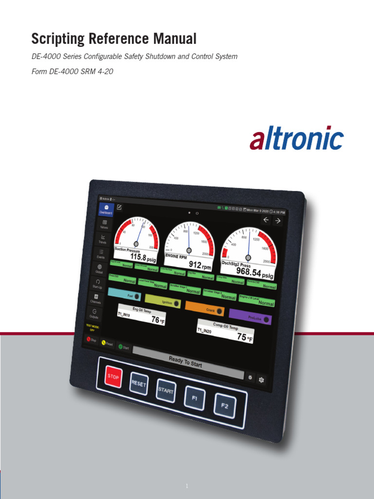 De-4000 SRM 4-20 | PDF | Parameter (Computer Programming) | Scripting Language