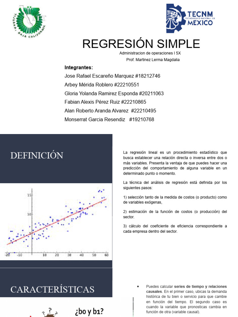 Regresion Simple | PDF | Análisis de regresión | Regresión lineal