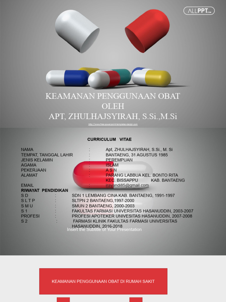 Keamanan Obat di Rumah Sakit | PDF
