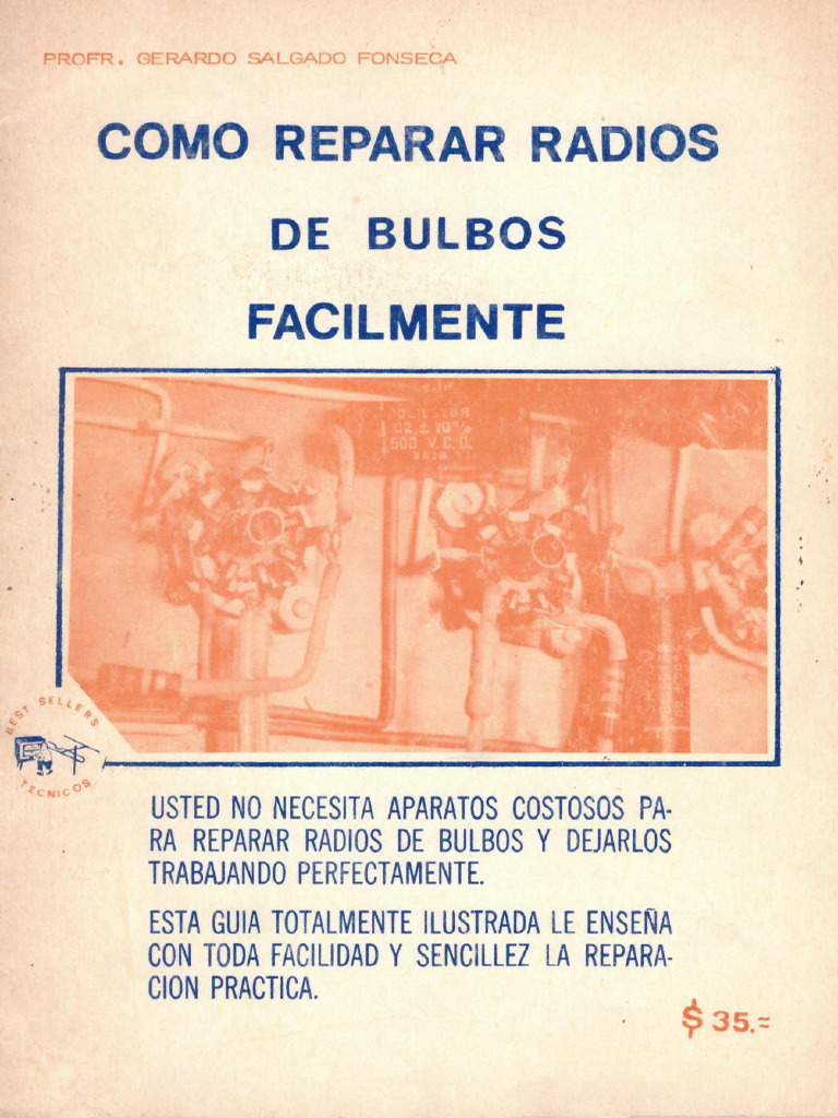 Como Reparar Radios de Bulbos (Válvulas) Fácilmente | PDF | voltaje | Condensador