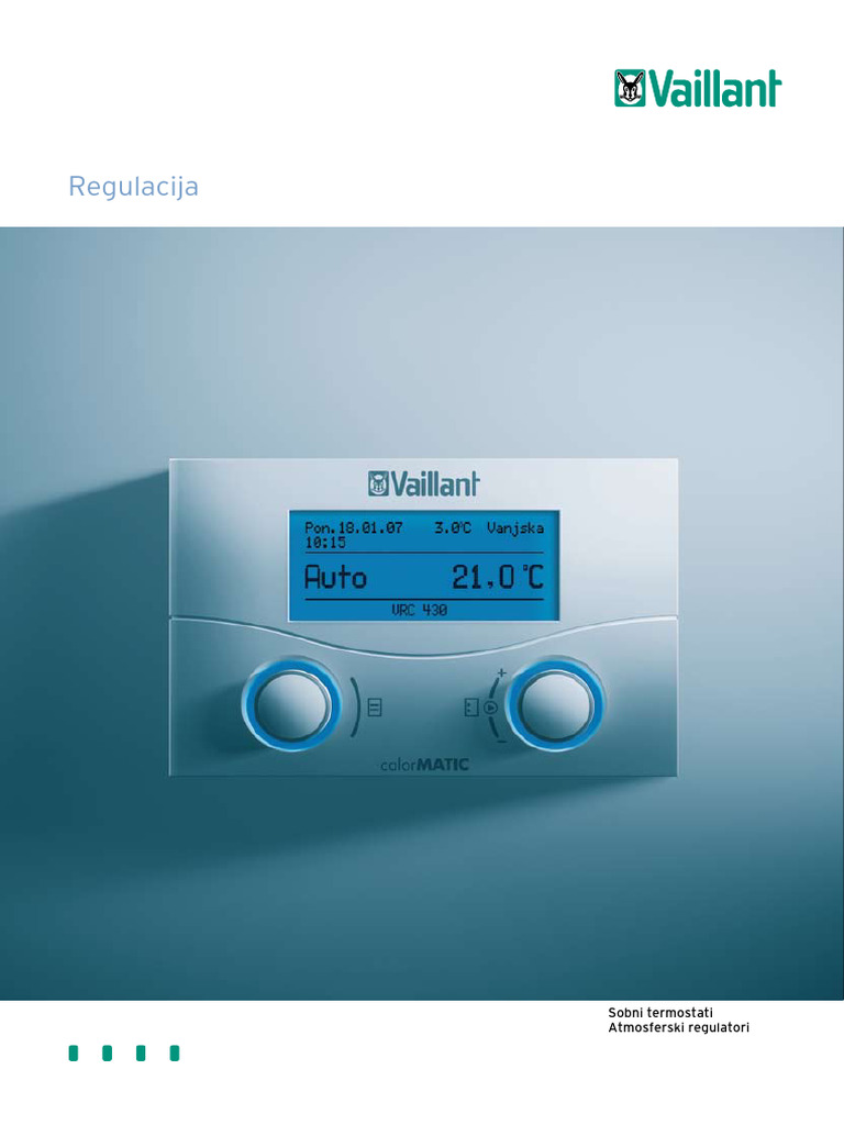 Vaillant Regulacija 062008 | PDF