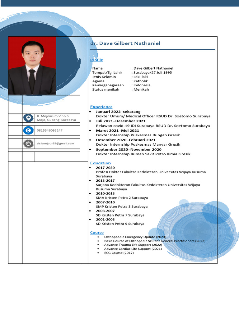 CV Dave Gilbert | PDF