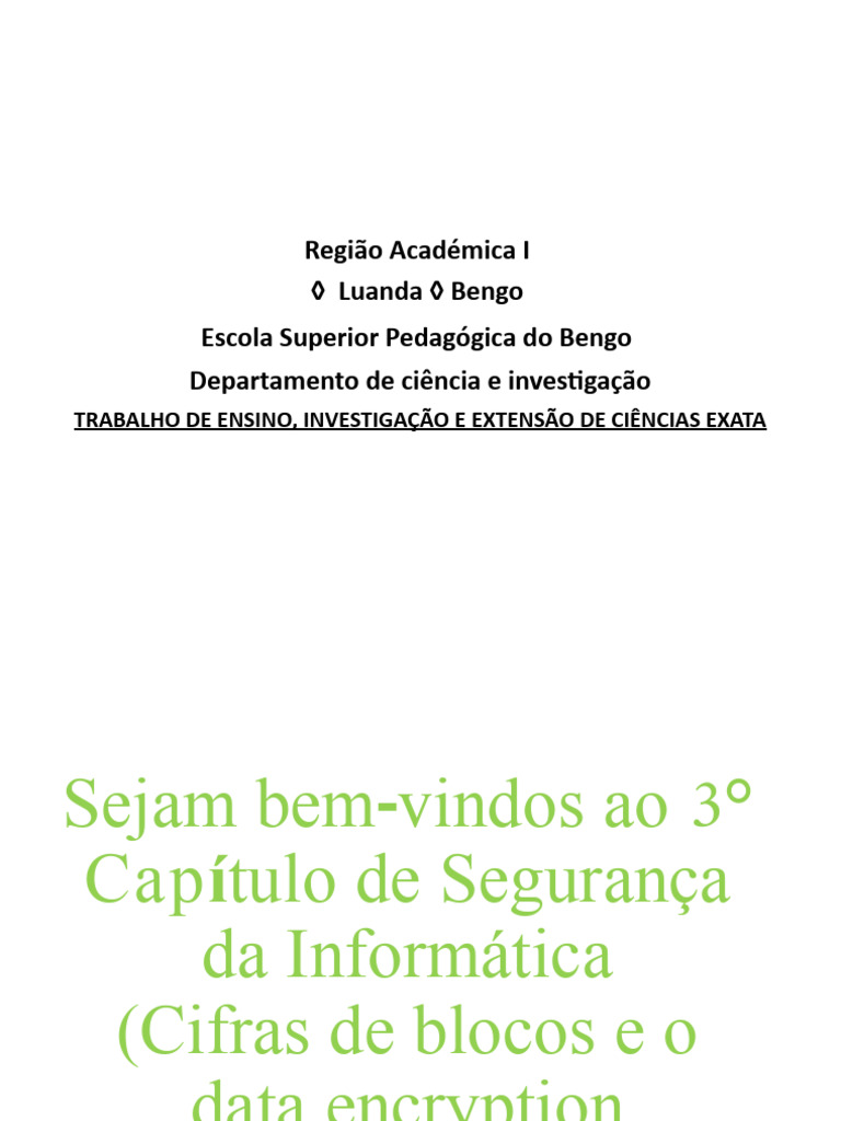 Cifra de Feistel e Criptoanálise | PDF | Criptoanálise | Matemática aplicada
