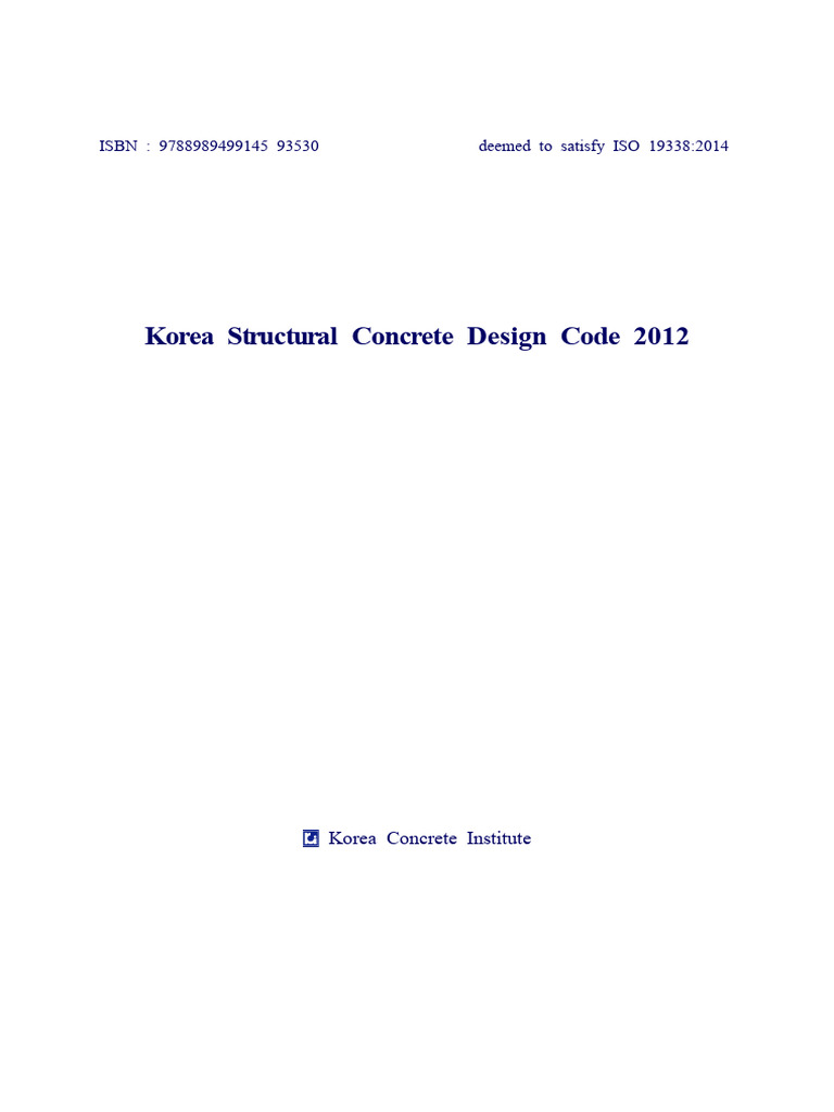 Kci+Code+2012 영문판 | PDF | Prestressed Concrete | Beam (Structure)
