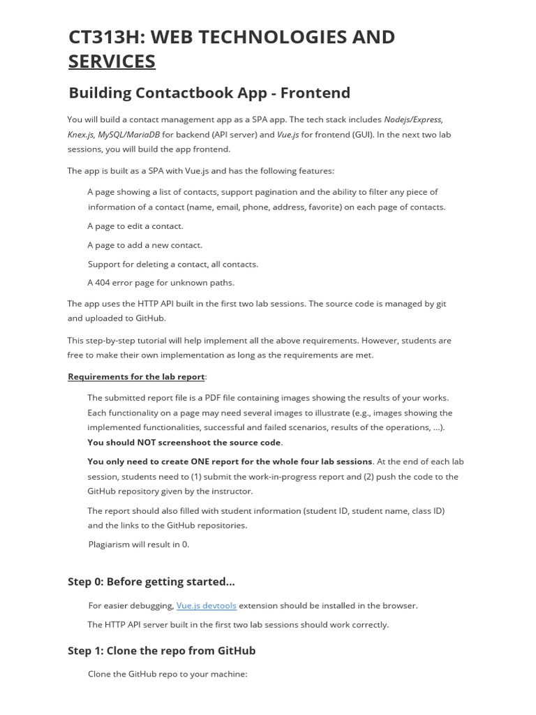 Lab3 4-Tutorial | Download Free PDF | Networking | Internet & Web