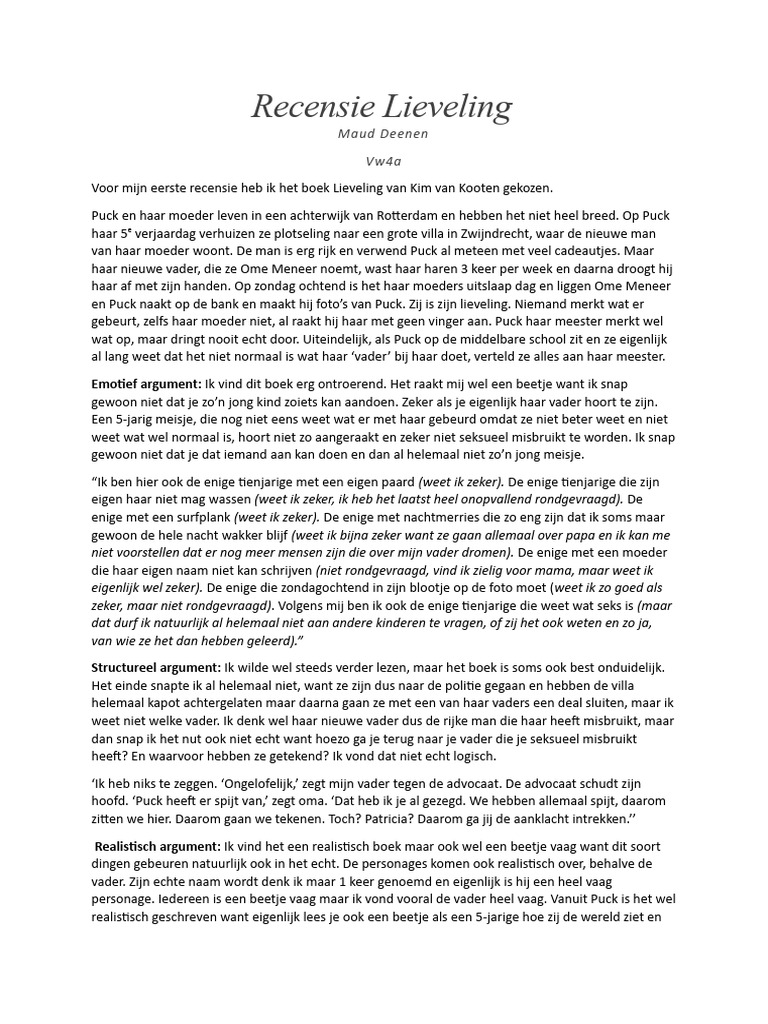 Boekrecensie 1 Maud | PDF