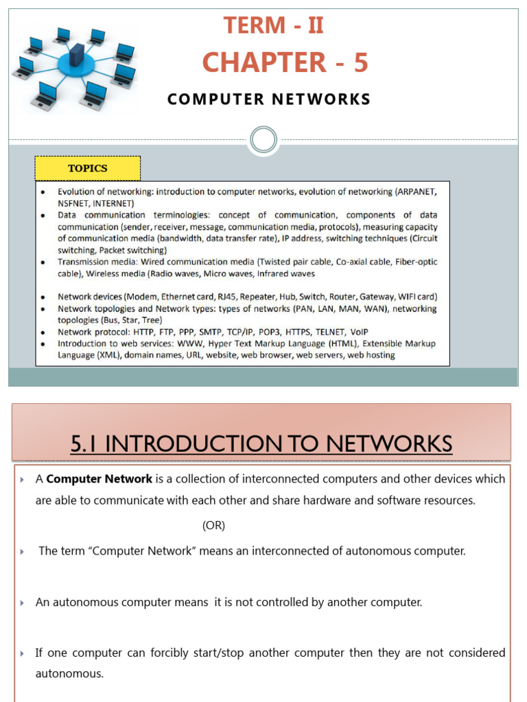 CH 9 Computer Networks | PDF | Network Topology | World Wide Web