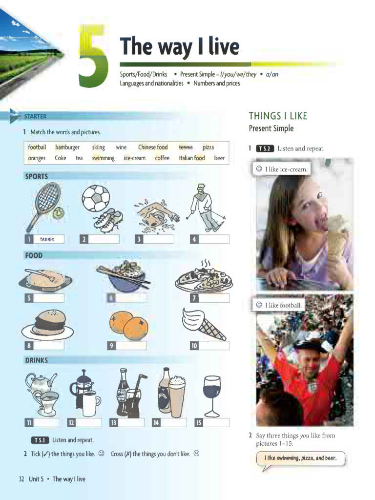 English Level1 Unit5 | PDF