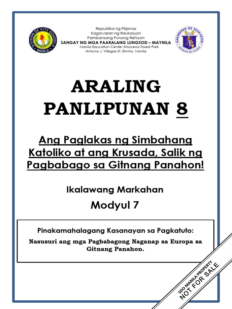 AP-8 Q2 Mod7 | PDF
