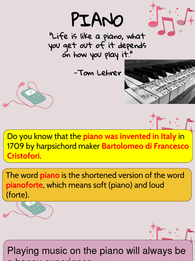 Benefits of Piano Playing Skills | PDF