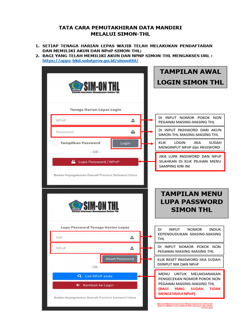 Pedoman PDM THL Pemprov Sulut | PDF