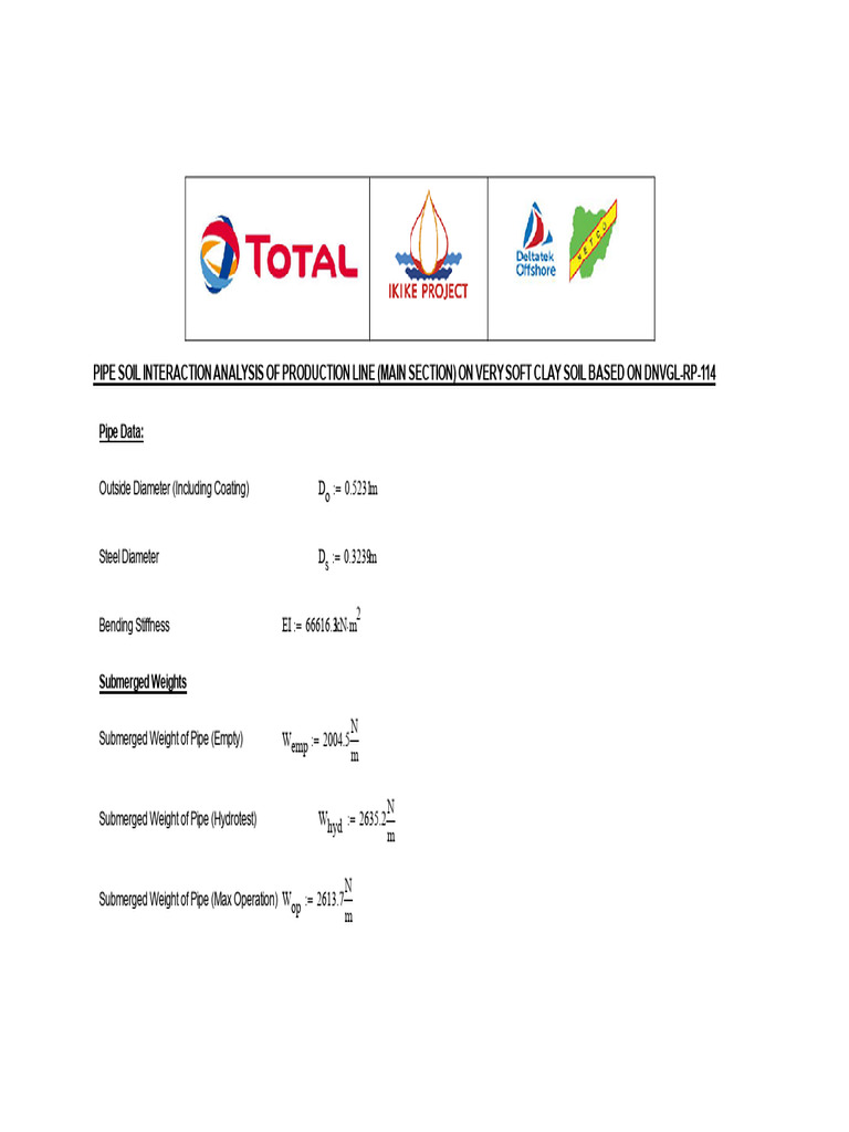 Prod Main Section PSI Very Soft Clay DNV114 | PDF | Applied And ...