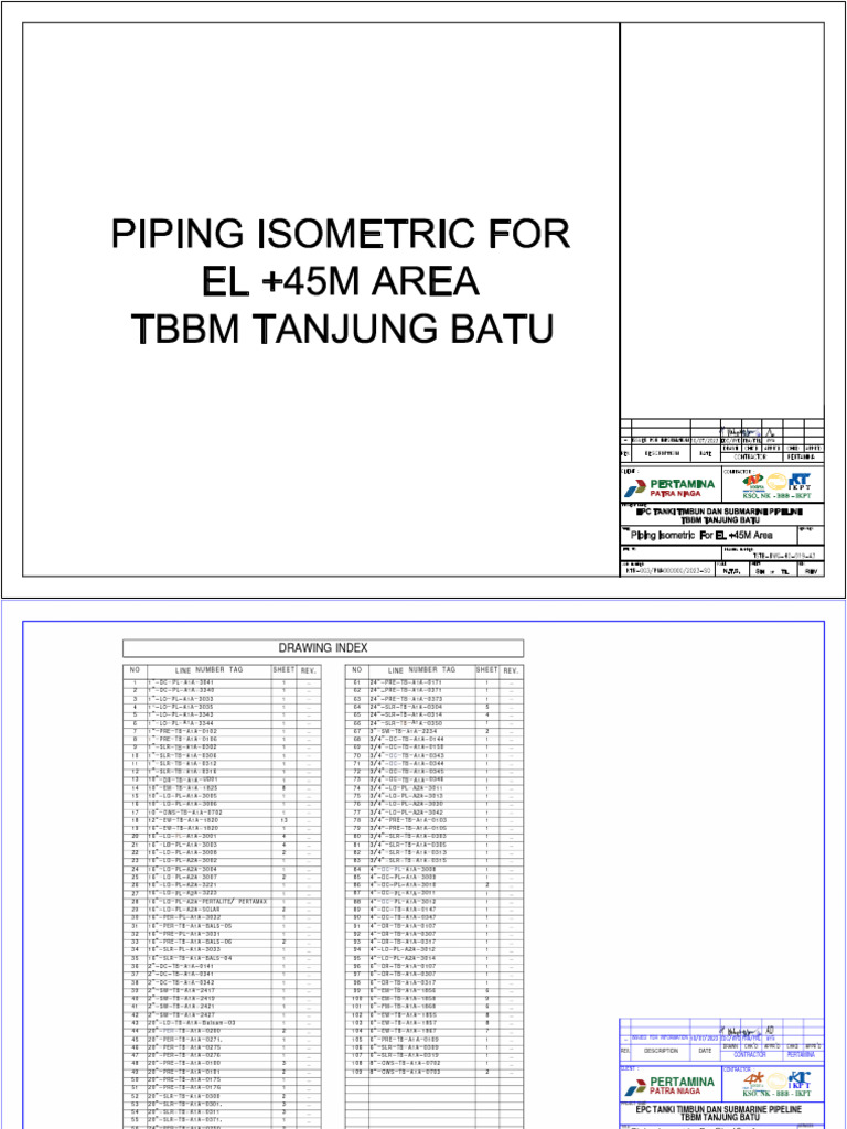 Tstb-dwg-40-019-A3 Piping Iso For Elv. 45m | PDF | Science & Mathematics
