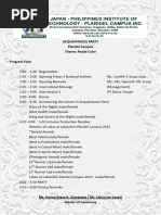 Program Flow Pageant Night 1 | PDF