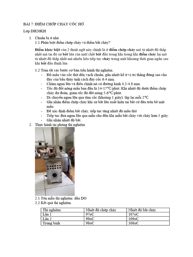 Bai 7 Xac Dinh Diem Chop Chay Coc Ho | PDF