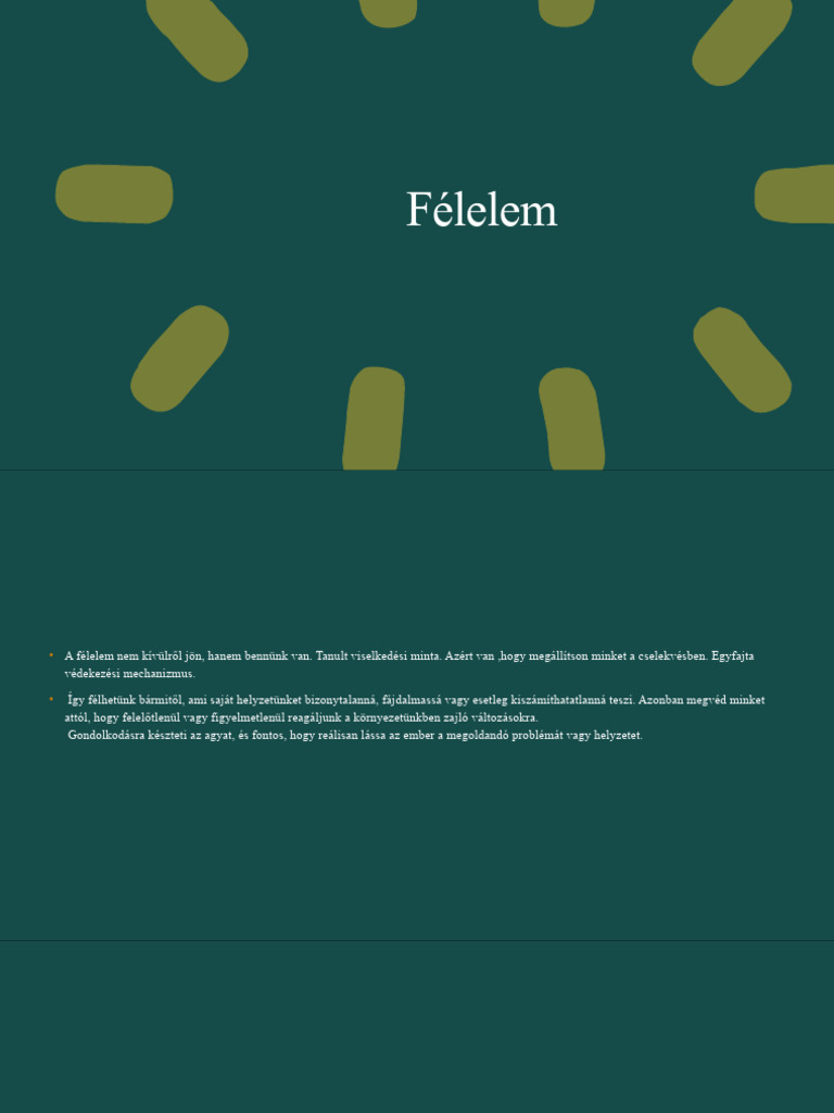 Félelem | PDF